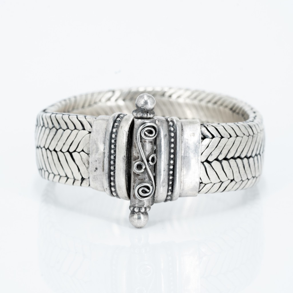 Bratara tip sarpe plat spirale Argint - ArielSilver- Ariel Silver