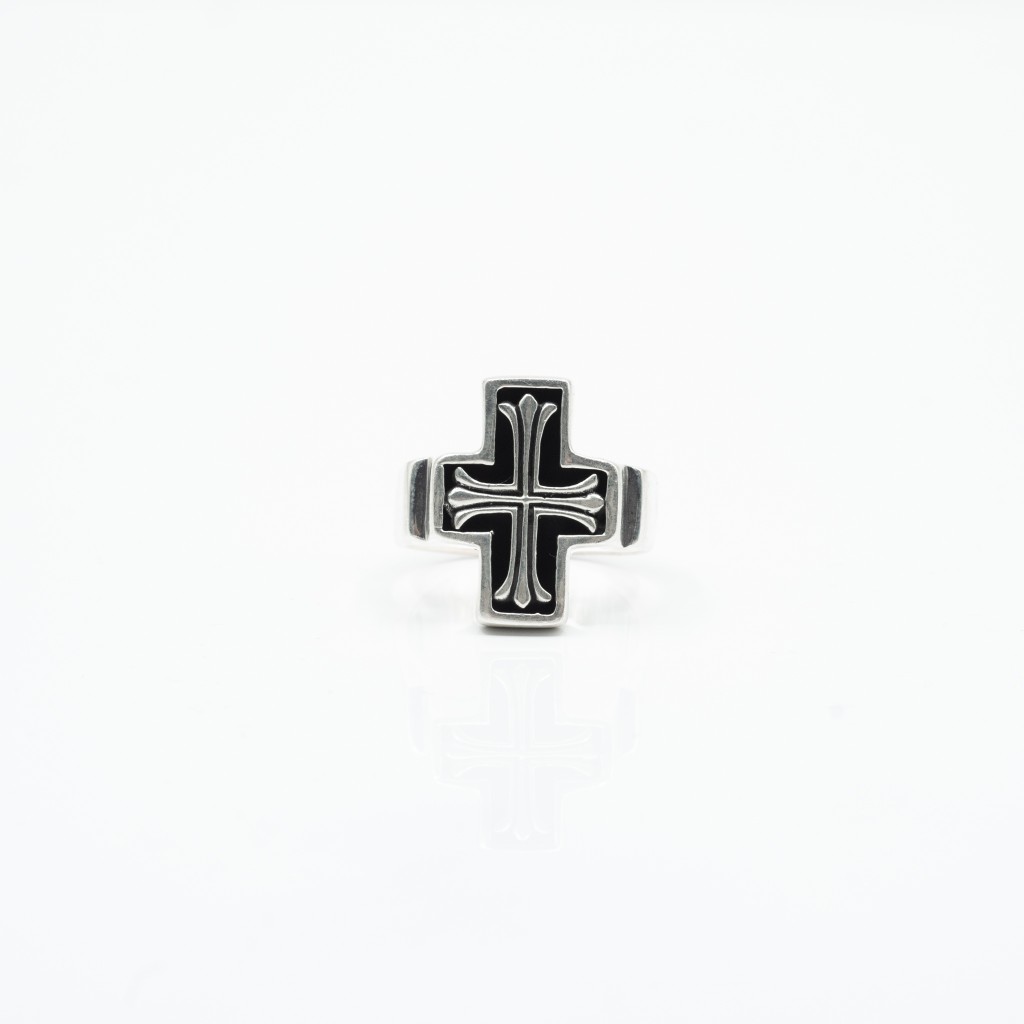 Inel cruce gotica lunga Argint - ArielSilver- Ariel Silver