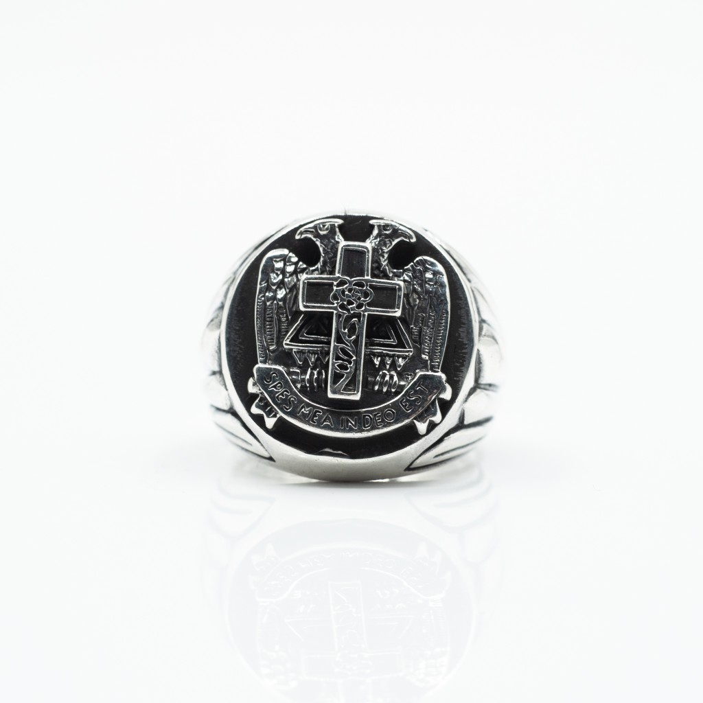 Inel vultur bicefal cruce Argint - ArielSilver- Ariel Silver