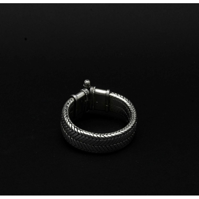 Bratara masiva impletita romb India Argint - ArielSilver- Ariel Silver