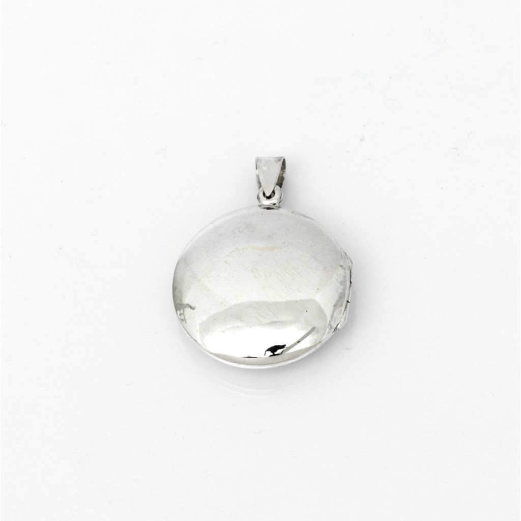 Pandantiv caseta poze rotunda plata Argint - ArielSilver- Ariel Silver