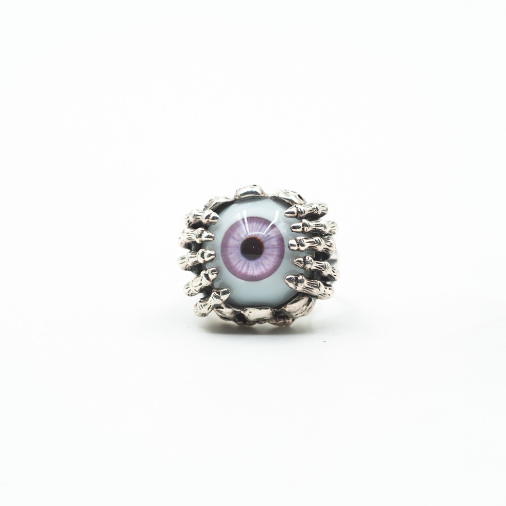 Inel ochi violet cranii Argint - ArielSilver- Ariel Silver