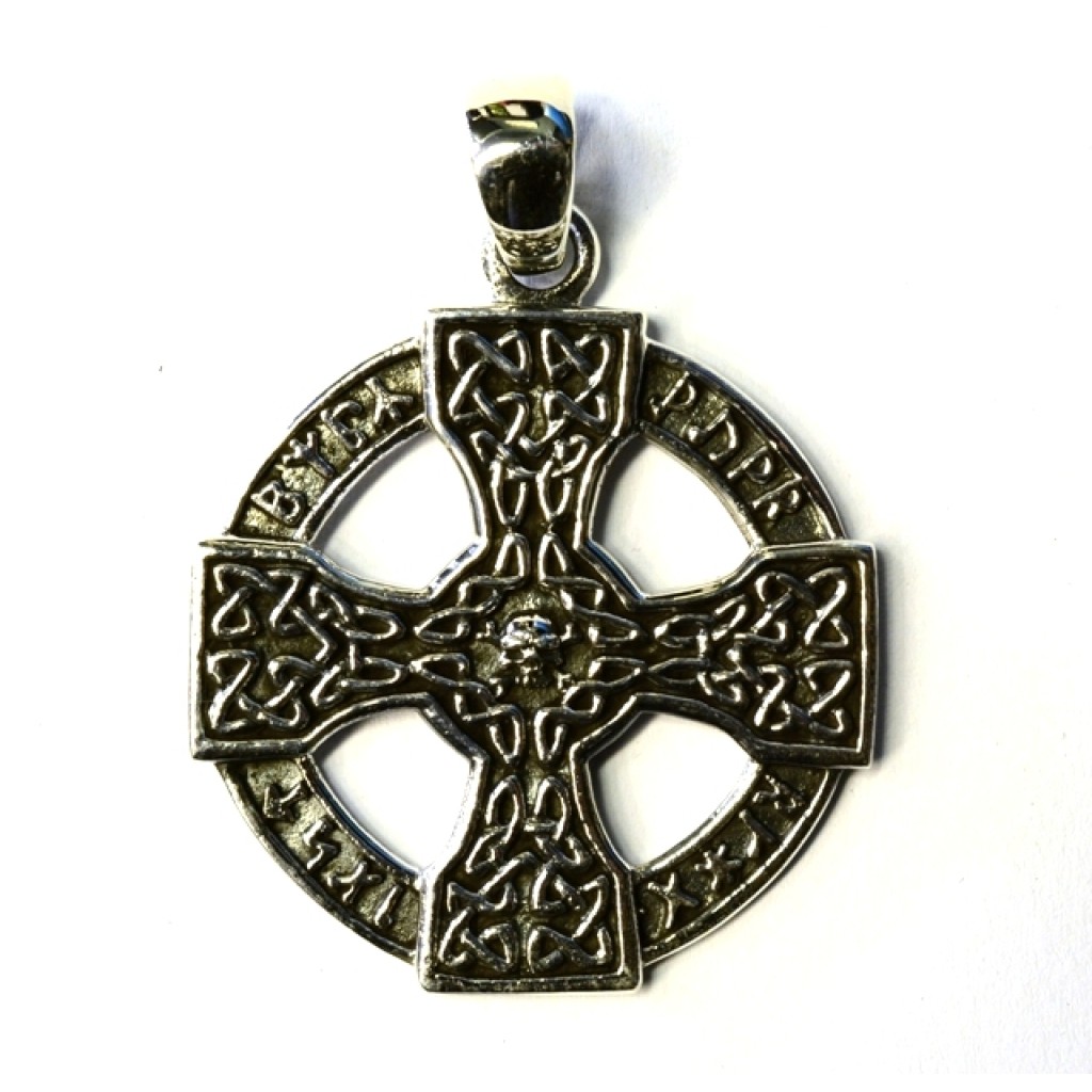 Pandantiv cruce nod celtic craniu Argint - ArielSilver- Ariel Silver